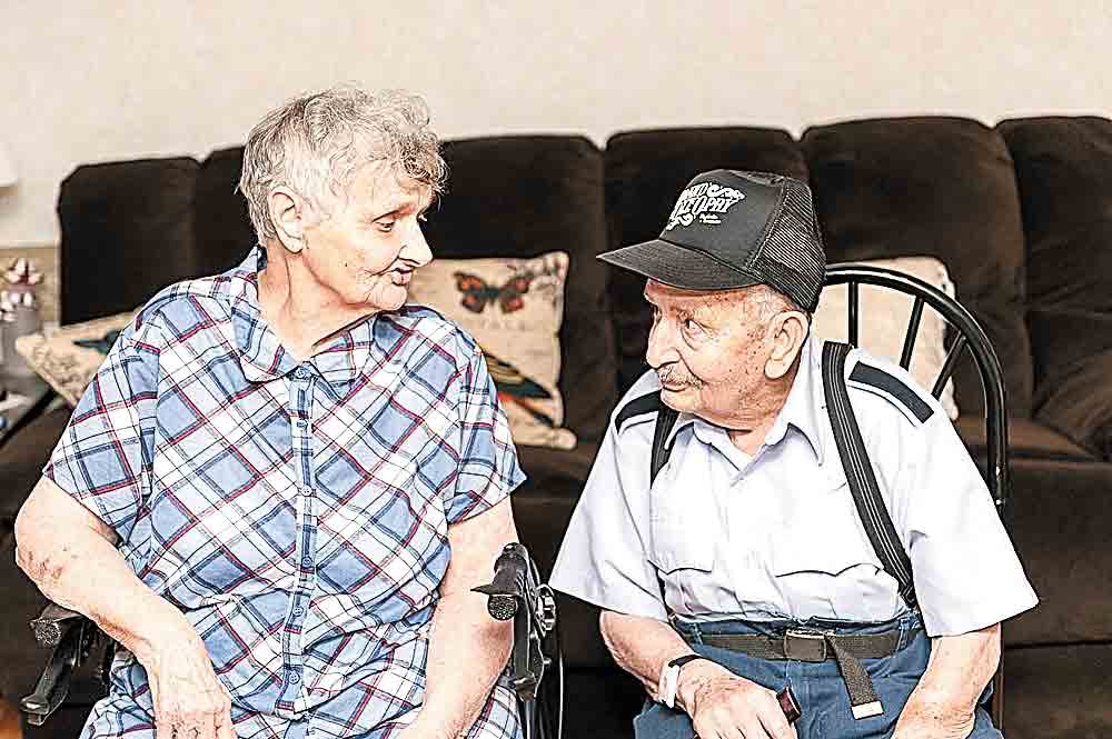 Divided by health, couple married 70 years gets to spend time together ...
